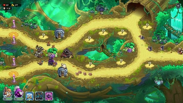 Прохождение Kingdom Rush 5 Alliance TD сложность Безумец 4 ур