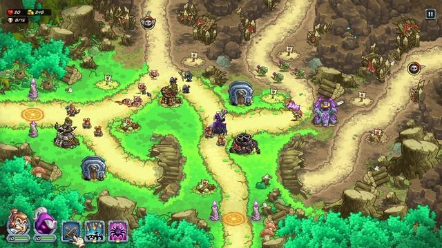 Прохождение Kingdom Rush 5 Alliance TD сложность Безумец 5 ур