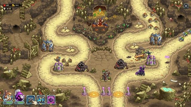 Прохождение Kingdom Rush 5 Alliance TD сложность Безумец 6 ур