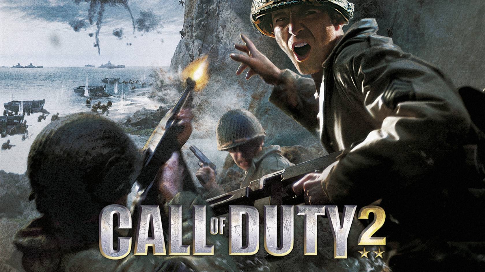 Call of Duty 2 Отбиваем у нациков ж.д. вокзал. часть 4