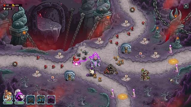 Прохождение Kingdom Rush 5 Alliance TD сложность Безумец 7 ур