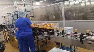 Линия розлива с погружением носиков для косметики