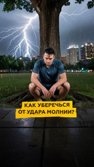 Как уберечься от удара молнии?