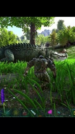 Огромный Крокодил в АРК Дейнозух приручаем вместе #arksurvivalevolved