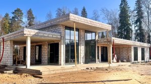 Интелео остекление Schuco (Шуко) загородного дома в КП Репино парк