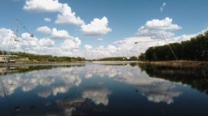 Пруд набережная Lake Town