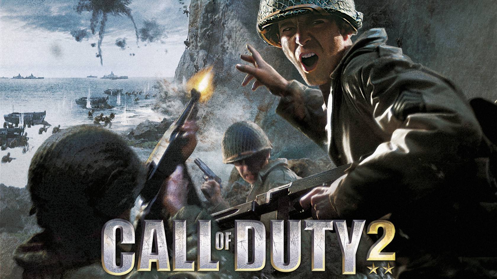 Call of Duty 2 Другие союзные войска захватывают высоту. часть 23.