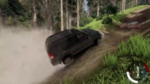 Тест-драйв внедорожника Land Cruiser в BeamNG Drive | Часть 1