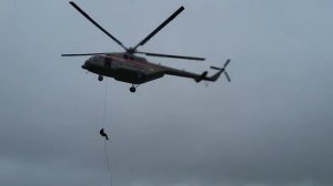 Десантирование спецназа Росгвардии в Йошкар-Оле