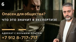 Защита по ст. 132 УК - «Опасен для общества»: как формируется вывод экспертизы