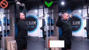 Жим гантелей стоя