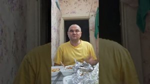 МУКБАНГ/ШАШЛЫК ИЗ СВИНОЙ ШЕЙКИ/ШАШЛЫК ИЗ КУРИНОГО ФИЛ?