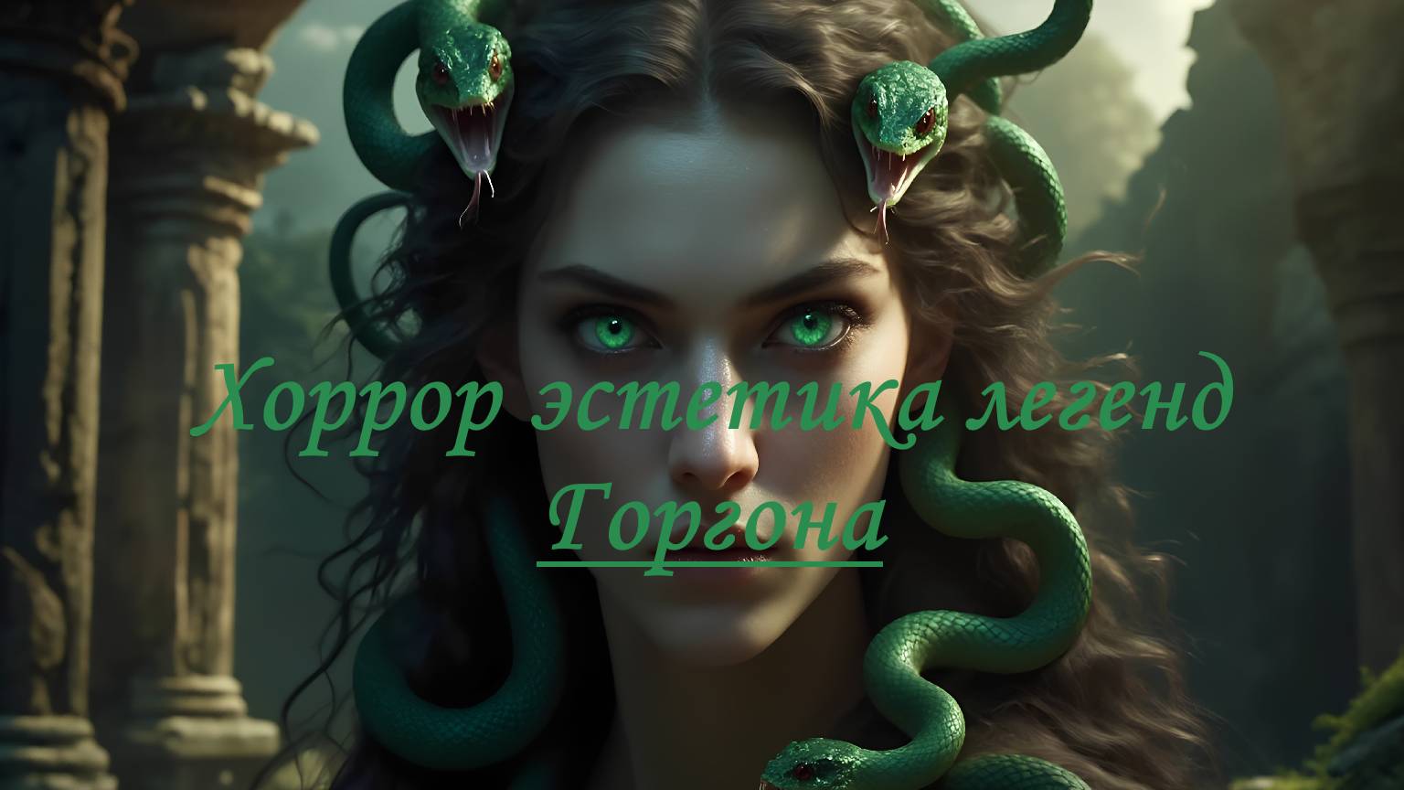 Хоррор эстетика легенд. Горгона