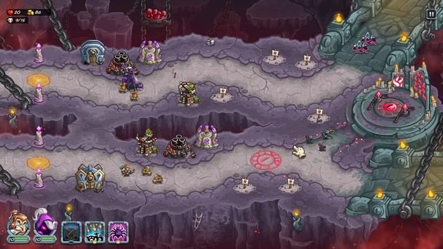 Прохождение Kingdom Rush 5 Alliance TD сложность Безумец 9 ур Зловещий перекресток