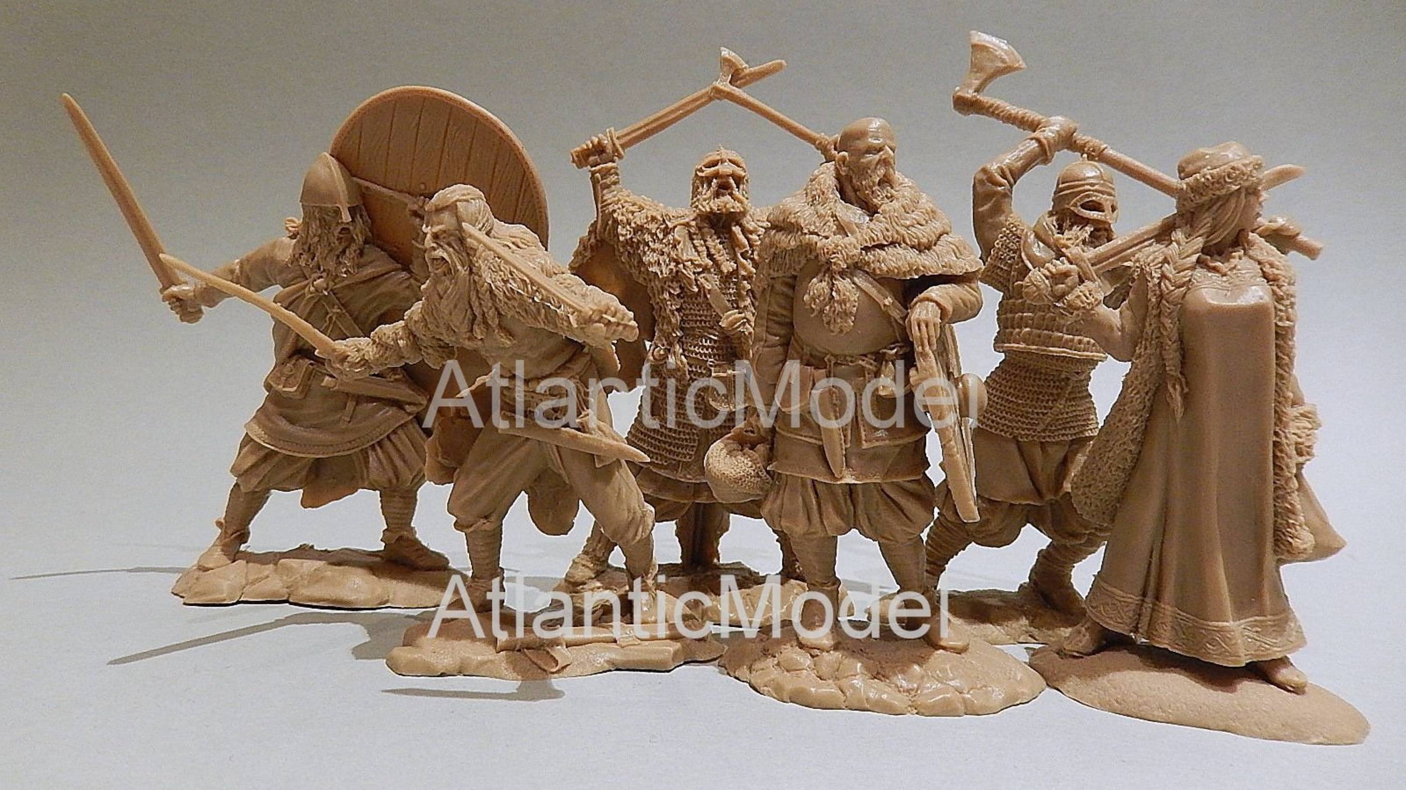 солдатики Публия Викинги set 044 набор 6 фигур 6 поз