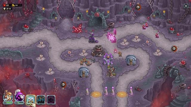 Прохождение Kingdom Rush 5 Alliance TD сложность Безумец 8 ур