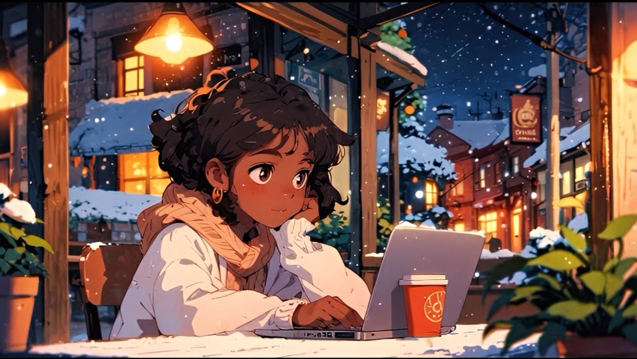 Lofi Radio - Snowy Days and Cafes 🫖🍵😋