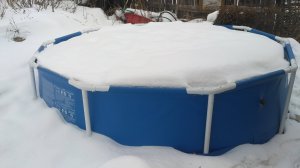 КАК ХРАНИТЬ КАРКАСНЫЙ БАССЕЙН ЗИМОЙ