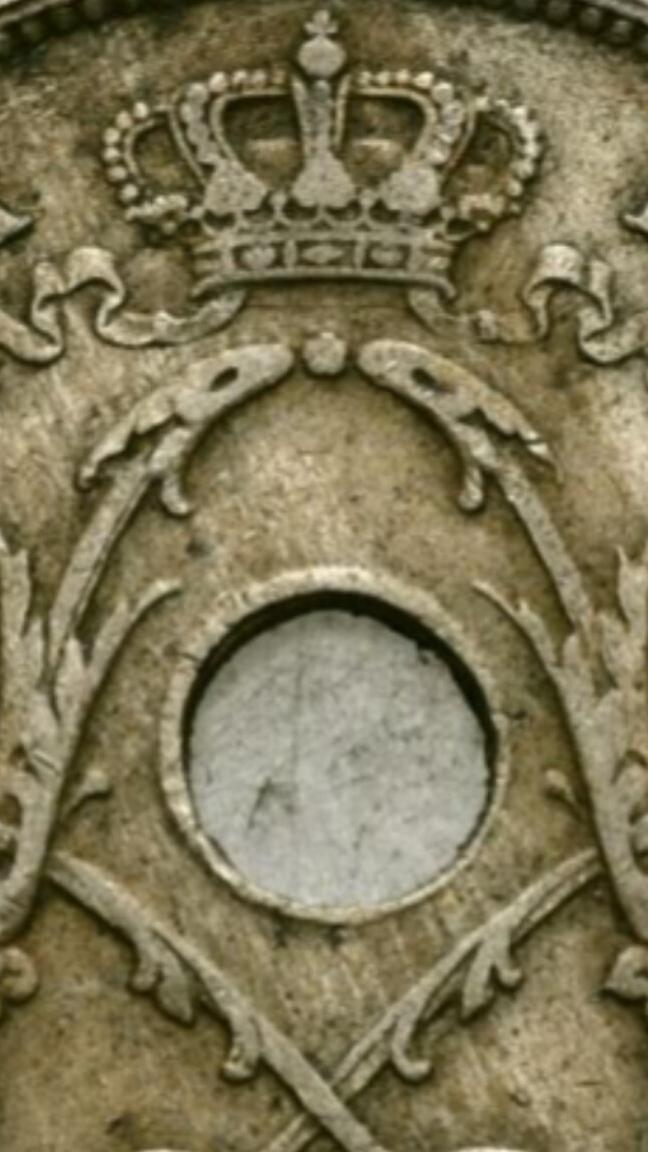 Королевство с дырочкой 25 сантимов 1908г