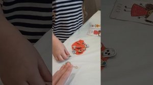 Опробовали магнитики на звук Ч. Игра в пустыню. Логопед.