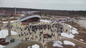Празднование Дня Победы на набережной Белоярского