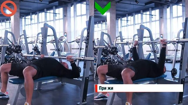Жим штанги лежа