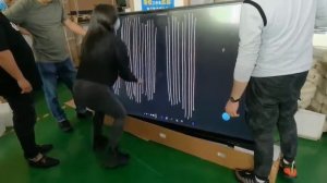 Проверка плазменных панелей на фабрике в Китае