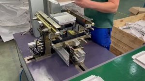 Линия по кашировки коробок работает на клее БРИКОЛ КЖ-115