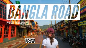 Бангла роуд перед закатом 🌇 Вечерняя прогулка по Bangla Road ✈️ Путешествие в Таиланд