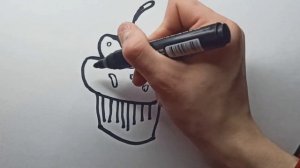 Bolalar uchun cake rasm chizish кекс для детей Drawing