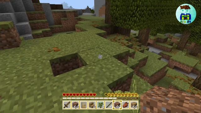 Minecraft. Выживание. 2  Только игровой процесс. Без комментария.