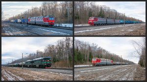 Сборник поездов на БМО