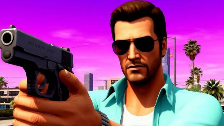 Мой мод - суперпулемёт GTA Vice City Nextgen Edition 7