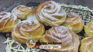 Булочки РОЗОЧКИ ! Остаются мягкими целую неделю!