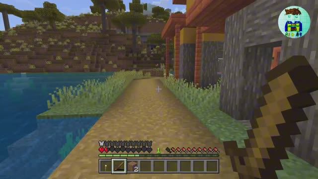 Minecraft. Строю огромный дом с подземным бункером. Только игровой процесс. Без комментария.