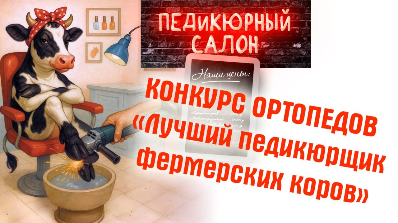 Конкурс ортопедов «Лучший педикюрщик фермерских коров»