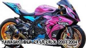 Kawasaki Ninja ZX-6R/ZX636 2003-2004 ||| мотопластик.рф