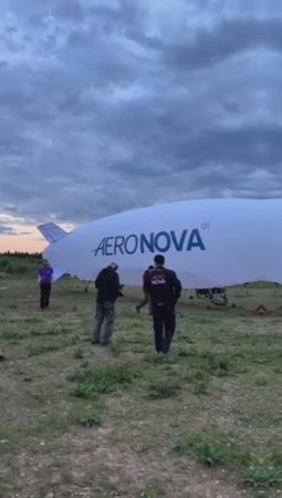 Первый беспилотный дирижабль AERONOVA в небе
