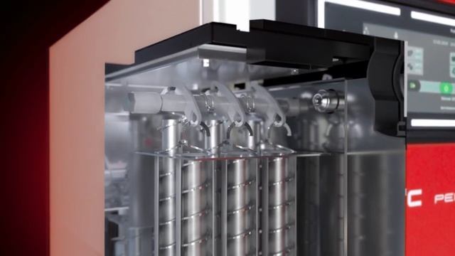 Автоматический конденсационный котёл Fröling PE1c Pellet на пеллетах.