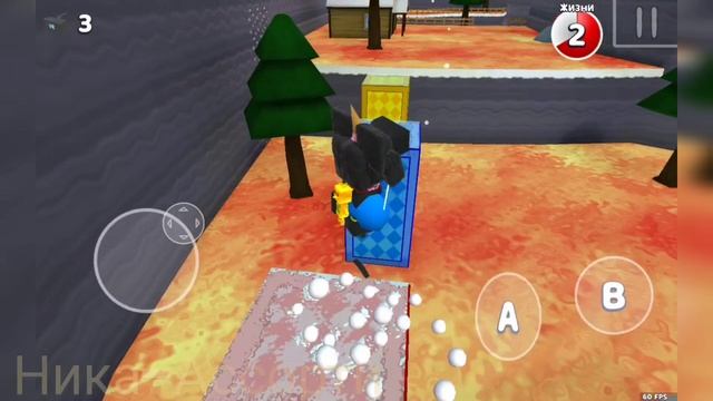 🌲🧶 Super Bear Adventure 🌲🧶 Миссия 🏔️ Пол это лава в 🏔️ снежной долине 🏔️