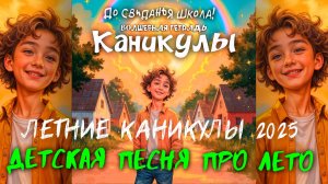 Волшебная тетрадь. "Каникулы". Новая детская песня про школьные каникулы и лето. Песня для детей.