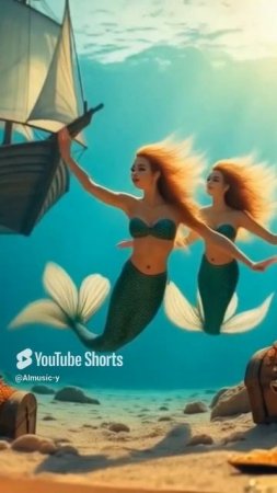 В синем море, белой пене (рок кавер песня) - ИИ музыка видео