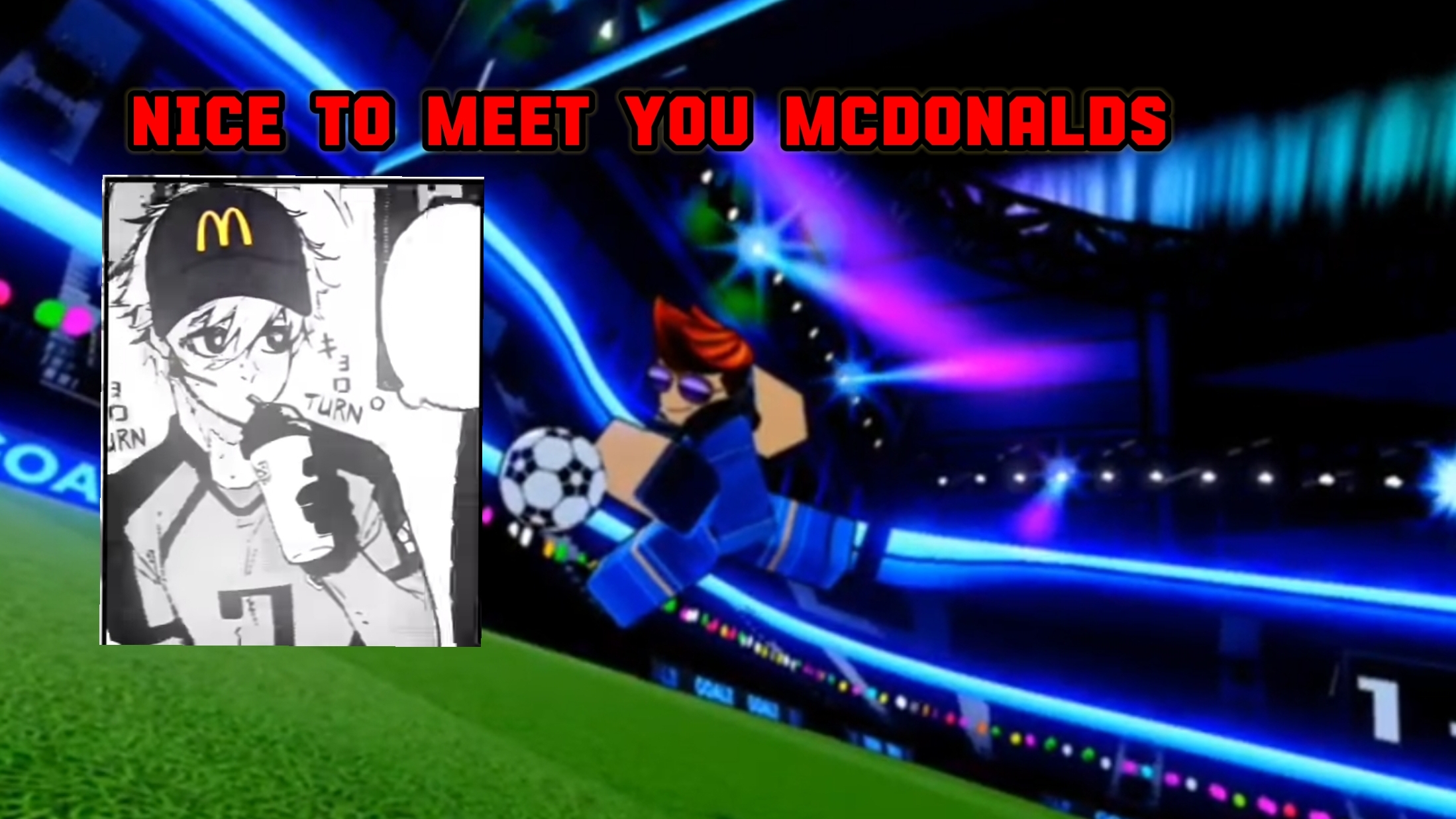 Приятно познакомиться Макдональдс🍟.. Nagi обзор | Blue lock rivals⚽