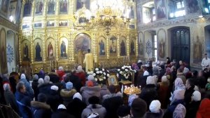 9.12.2018 Божественная литургия. Неделя 28-я по Пятидесятнице. Глас 3.