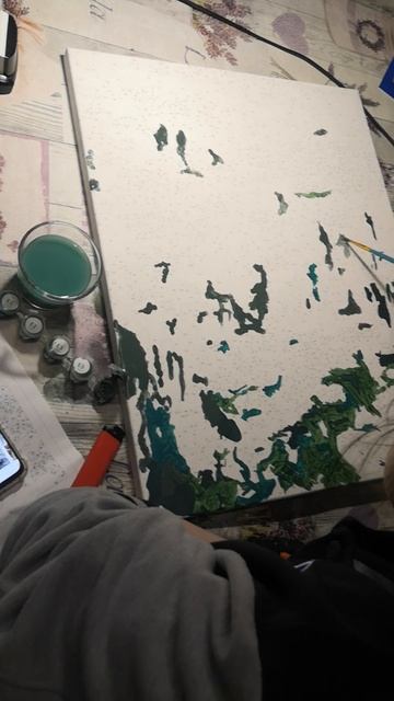 Картина! Рисуем картину с детьми. Картина на холсте