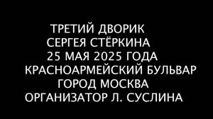 Третий дворик Сергея Стёркина