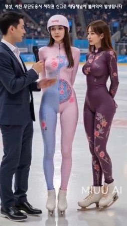 фигуристки дают интервью