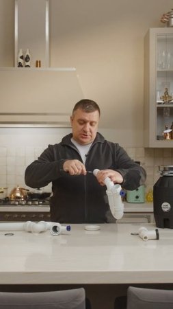 Точные размеры труб используемых для установки измельчителя пищевых отходов