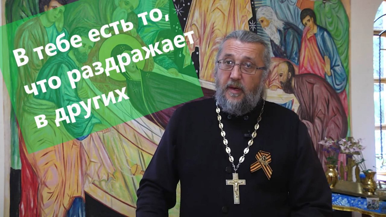 Что раздражает в других, есть в тебе. Священник ИгорьСильченков.