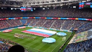 Гимн России на Газпром Арене